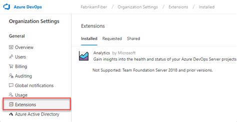 manage extension permissions azure devops microsoft learn