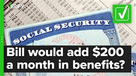 Lawmakers Propose Extra 200 In Monthly Social Security Benefits