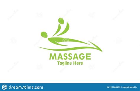 Body Massage Logo Design Vector Stock Vector Illustration Of Body