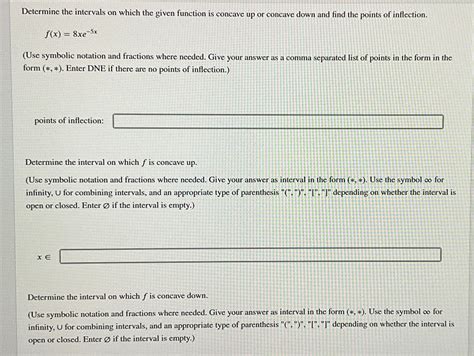 Solved Determine The Intervals On Which The Given Function