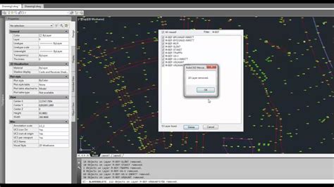 delete layers in autocad youtube