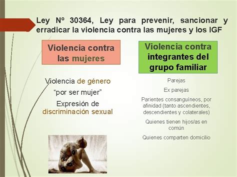 Anlisis De La Ley 30364 Ley Para Prevenir
