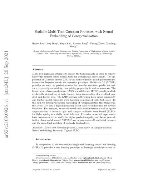 pdf scalable multi task gaussian processes with neural embedding of