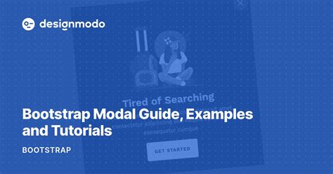 bootstrap modal guide examples and tutorials designmodo