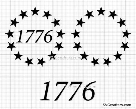 Betsy Ross Svg 1776 Svg American Flag Svg 4th July Svg Etsy