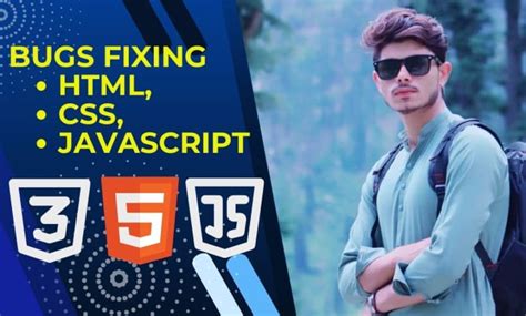 fix any html css javascript errors bugs or issues by habib creations