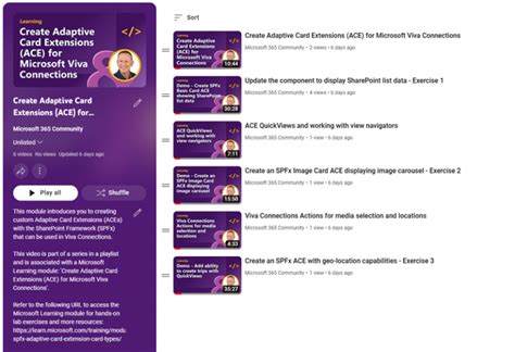 learn how to create adaptive card extensions for microsoft viva