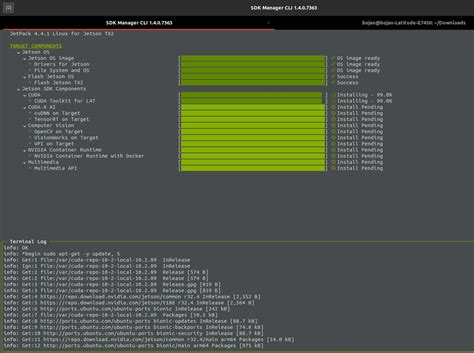 installing jetpack on jetson tx2 from nvidia sdk manager docker
