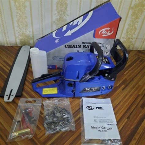 Promo Alat Potong Pohon Chainsaw Handl 5200 Mesin Gergaji Tebang Kayu