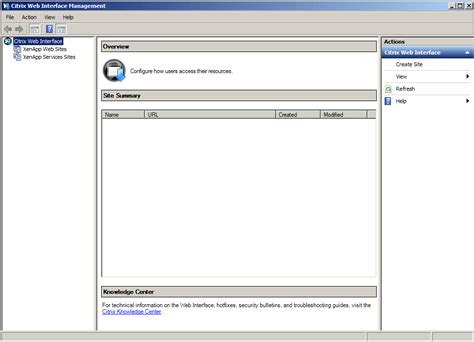 how to install and configure citrix web interface