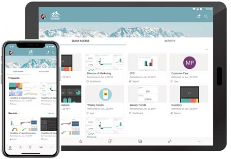 microsoft s power bi apps update on ios and android with fresh new look