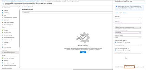 stream data using azure stream analytics integration