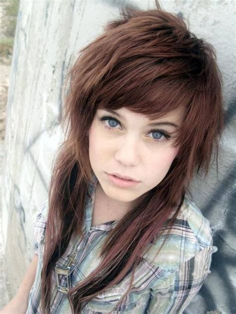 Impressive Emo Hairstyles For Girls 2017 Short Black With Shaved Sides