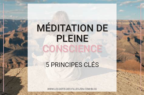 Méditation De Pleine Conscience 5 Principes Clés Les Defis Des