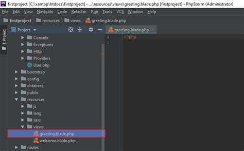 laravel creating views
