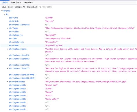 reactjs how to loop over an object in an array of json