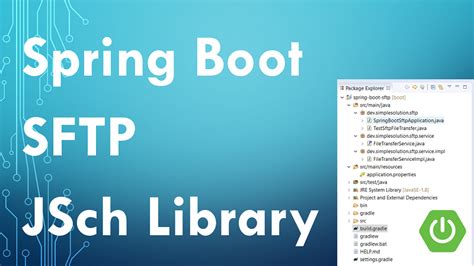 spring boot sftp file transfer using jsch java library