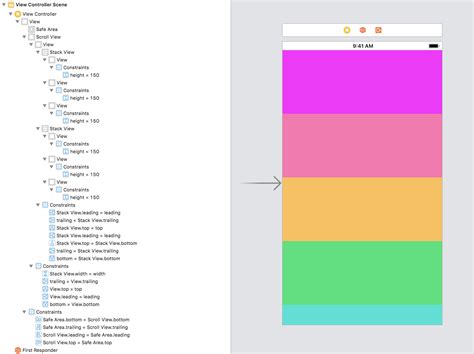 ios two dynamic stackviews in scrollview stack overflow