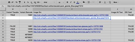 how to add multiple products images using a csv file in shopify