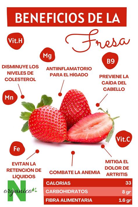 Beneficios Y Propiedades De Las Fresas 🍓 Strawberry Food Fruit