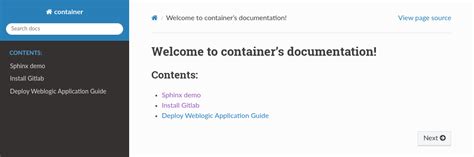 create and deploy awesome documentation with sphinx and markdown