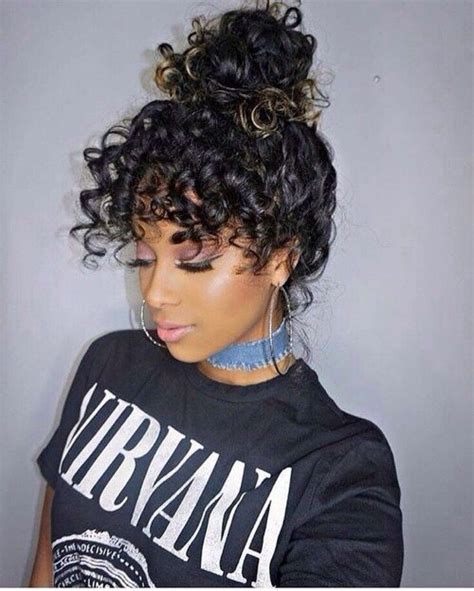 25 Updos For Naturally Curly Hair Curly Hair Styles Curly Hair With