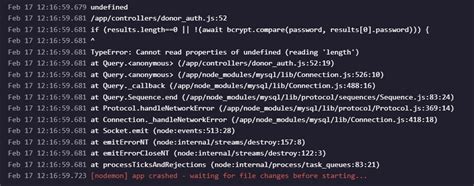 javascript nodejs mysql typeerror cannot read properties of