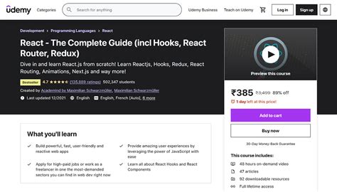 10 best courses to learn react js classes certificate tangolearn