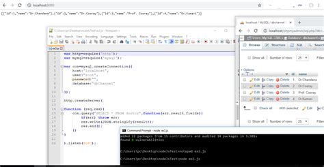 node js mysql