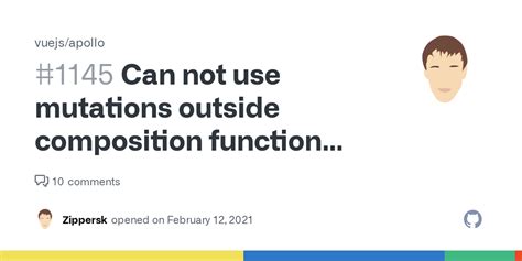 can not use mutations outside composition function with