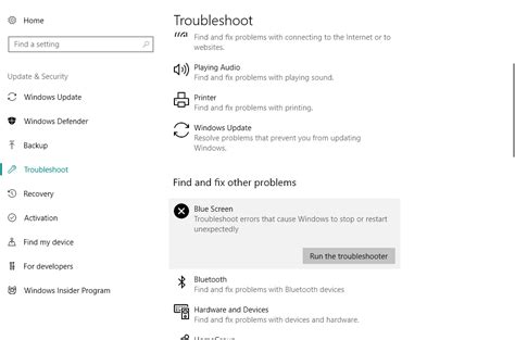 fix system service exception error in windows 10