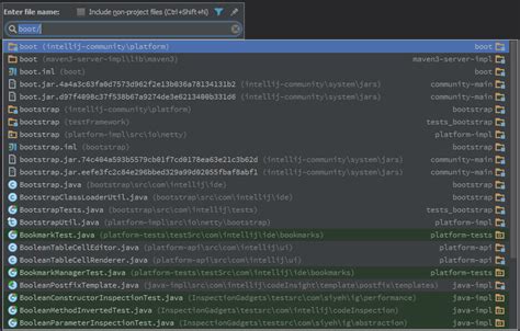shortcut to search for package in intellij stack overflow