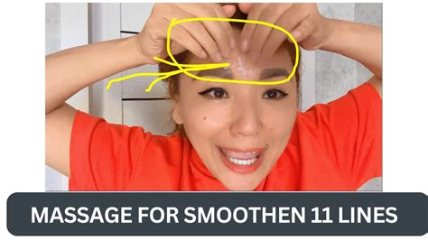 Anti Aging Face Lifting Massage For Smoothen 11 Lines Youtube