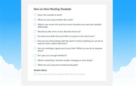 top 10 questions great managers ask during their 1 1s [free template]