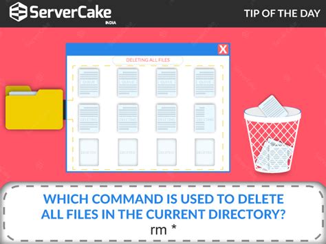 which command is used to delete all files in the current