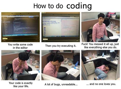 how to code in 6 easy steps r programmerhumor