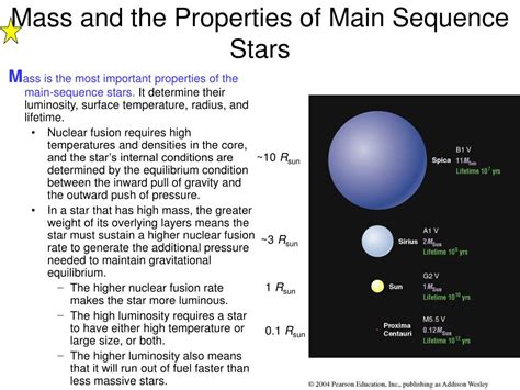 Ppt Mass And The Properties Of Main Sequence Stars Powerpoint