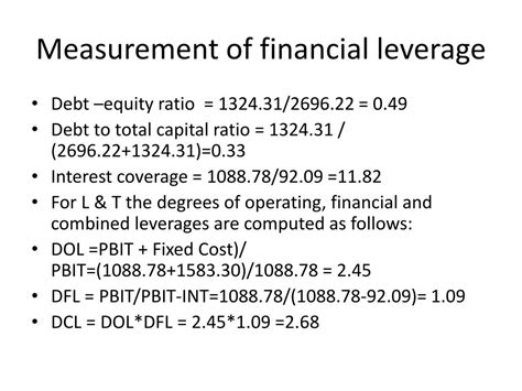 Ppt Leverage Analysis Powerpoint Presentation Free Download Id 2065808