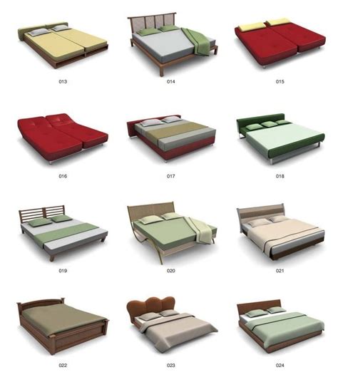 Bed Collection Of 100 Beds 3d Model 3d Model Cgtrader