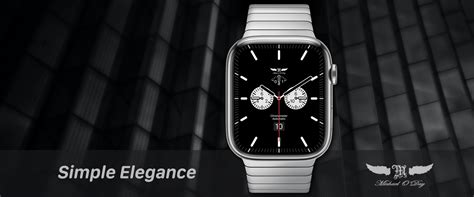 Simple Elegance Watch Faces For Apple Watch Samsung Gear S3 Huawei
