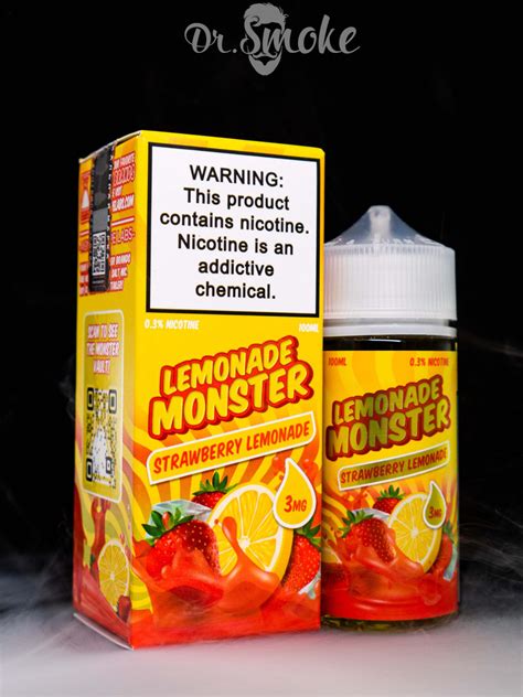Жидкость Lemonade Monster Strawberry Lemonade купить в Киеве и Украине