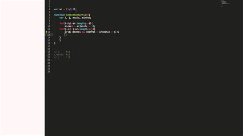 fundamentals of javascript selection sort algorithm youtube