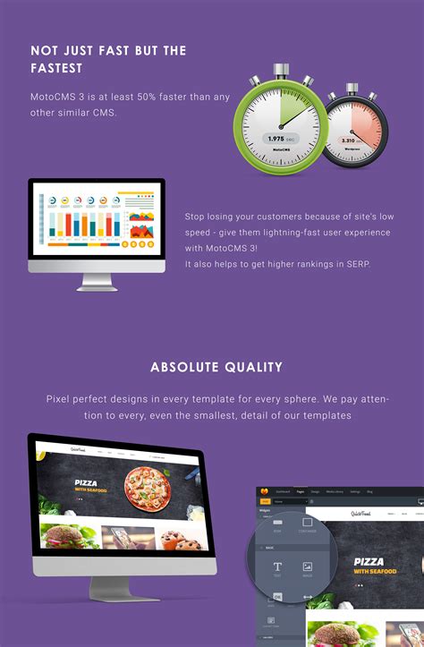 food ordering website template for meal delivery services motocms