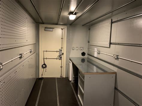 deployable armouries storage container fitouts