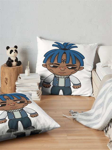 Xxxtentation Draw Cartoon Rip Throw Pillow Xxxtentacion Store