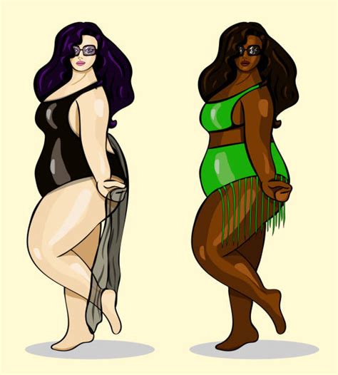 210 Chubby Pin Up Girl Stock Illustrations Royalty Free Vector