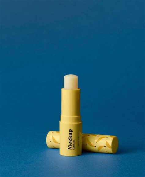 Premium Psd Lip Balm Packaging Mockup