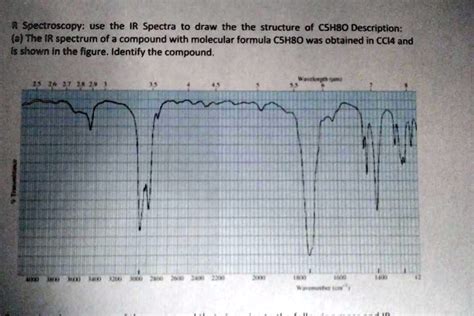 Solved Spectroscopy Use The Ir Spectra To Draw The Structure Of C8h8o