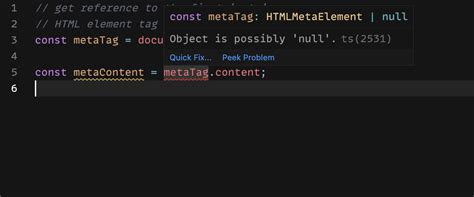 how to get or access the properties and methods of meta html element