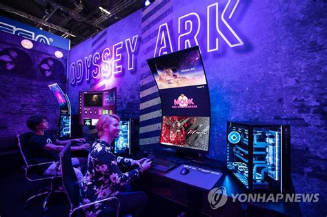 삼성전자 독일 게임스컴 2022서 오디세이 아크 소개 연합뉴스